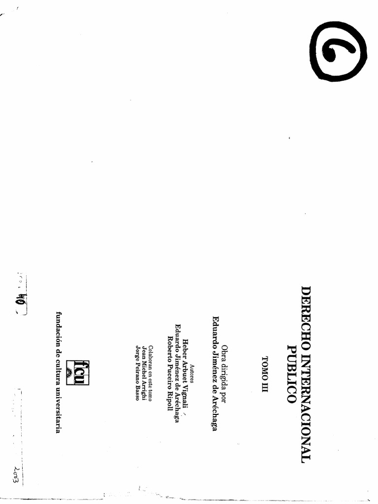 JIMENEZ - DE - ARECHAGA Tomo III | PDF JIMENEZ - DE - ARECHAGA Tomo III | PDF
