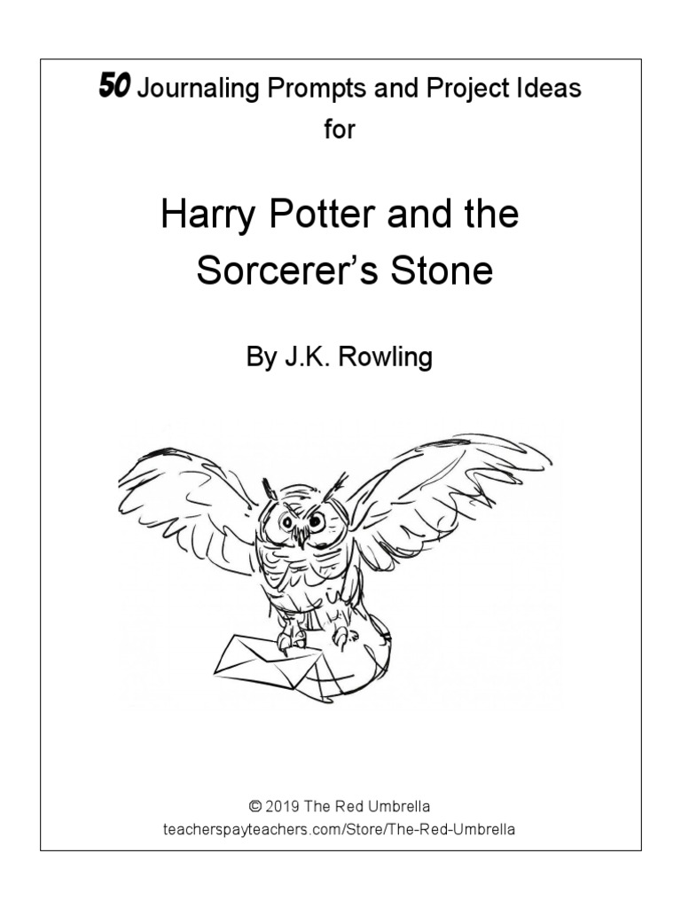 Harry Potter and The Sorcerer's Stone: Journaling Prompts and Project ...