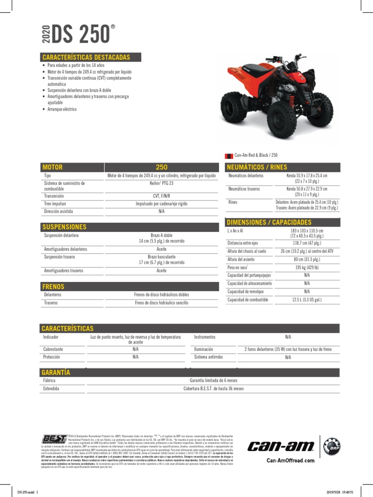 DS 250 | PDF | Eje | Coche