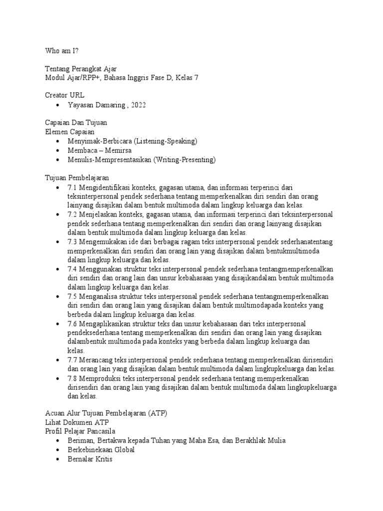 Who Am I | PDF