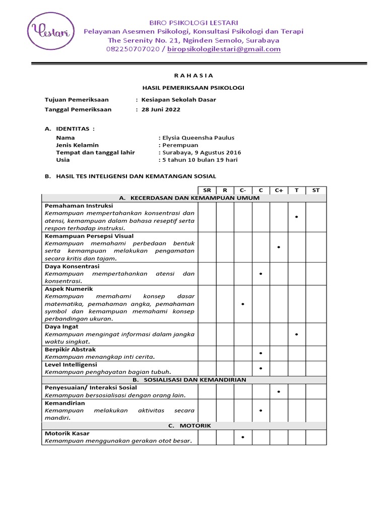 Elysia Queensha Paulus | PDF