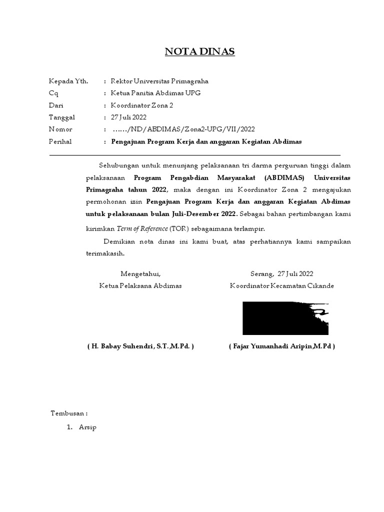 Pengajuan Program Abdimas Zona 2 | PDF | Seni