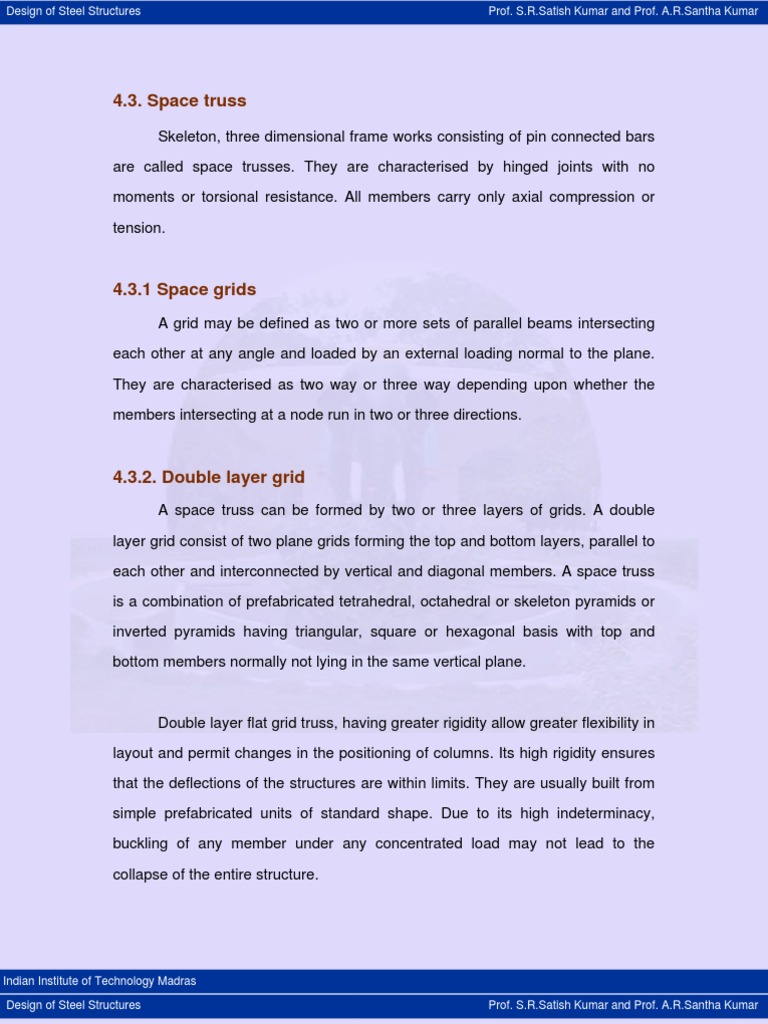 3 Space Truss - Mero | PDF | Truss | Mechanical Engineering
