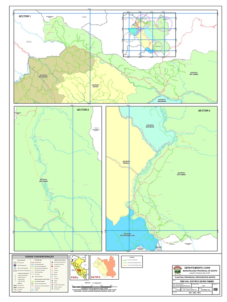 8 MAPA - Vial - Rio - Tambo - A0 - Distrital-Horizontal | PDF