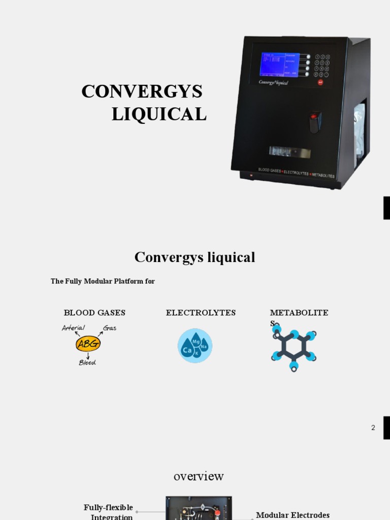Convergys Liquical | PDF | Blood | Calibration