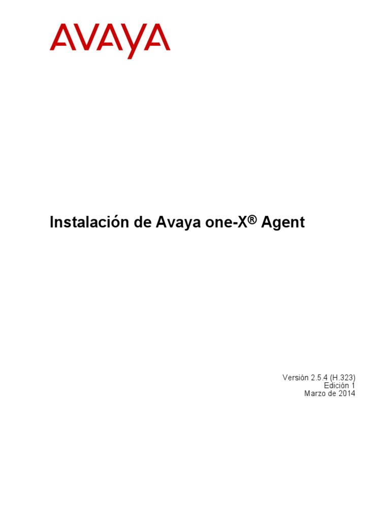 Instalación de Avaya One-X Agent | PDF | Copyright | License