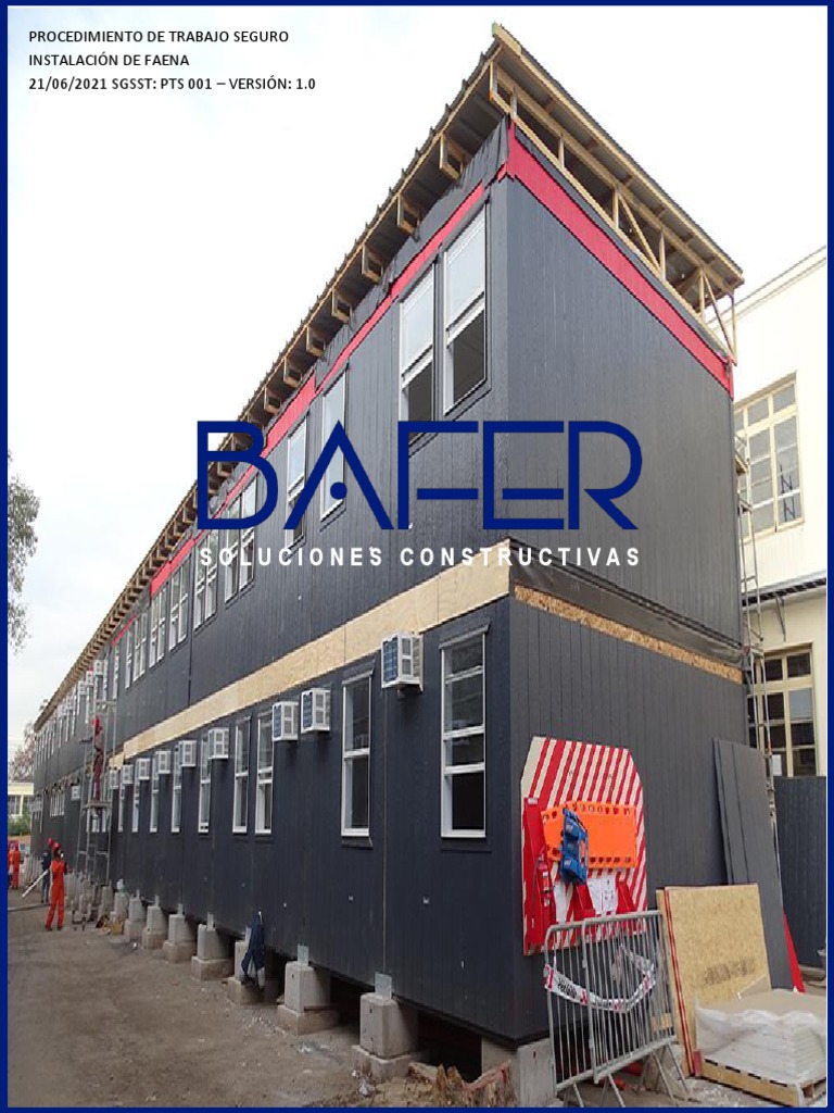 PTS Instalacion de Faena | PDF | Agua | Residuos