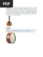 Instrumentos Musicales Autóctonos de Honduras | PDF | Instrumentos ...