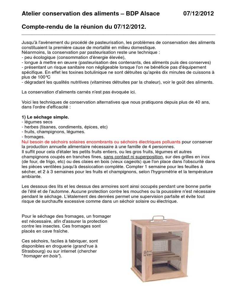 Techniques de conservation des aliments | PDF | Épice | Légumes