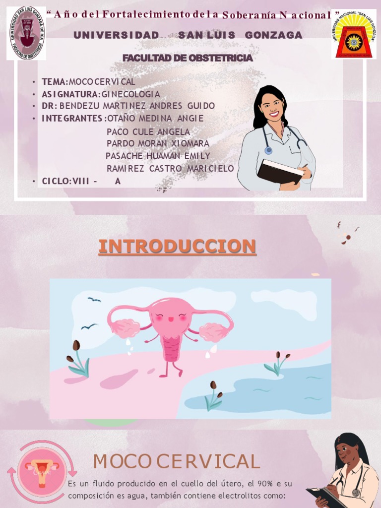 Moco Cervical | PDF | Ciclo menstrual | Reproducción