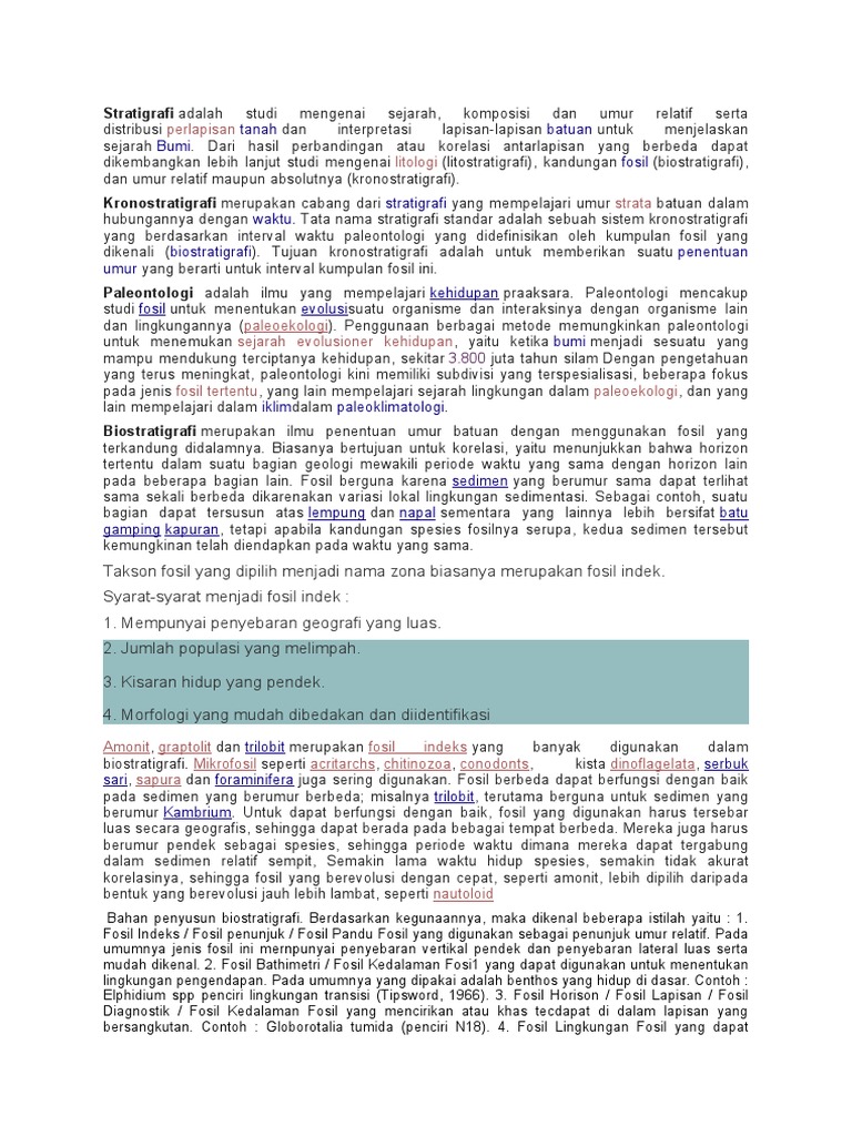 Stratigrafi | PDF
