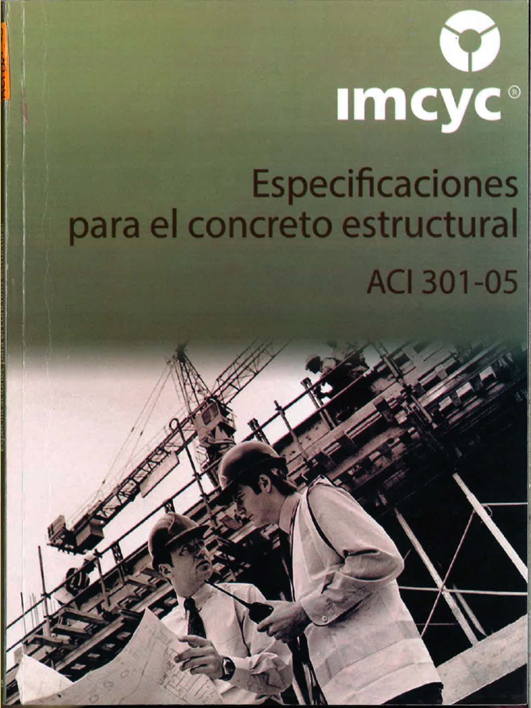 Aci 301-05ok | PDF | Hormigón | Construyendo tecnología