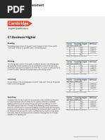 CAE Exam Score Conversion Guide | PDF | Educational Assessment And ...