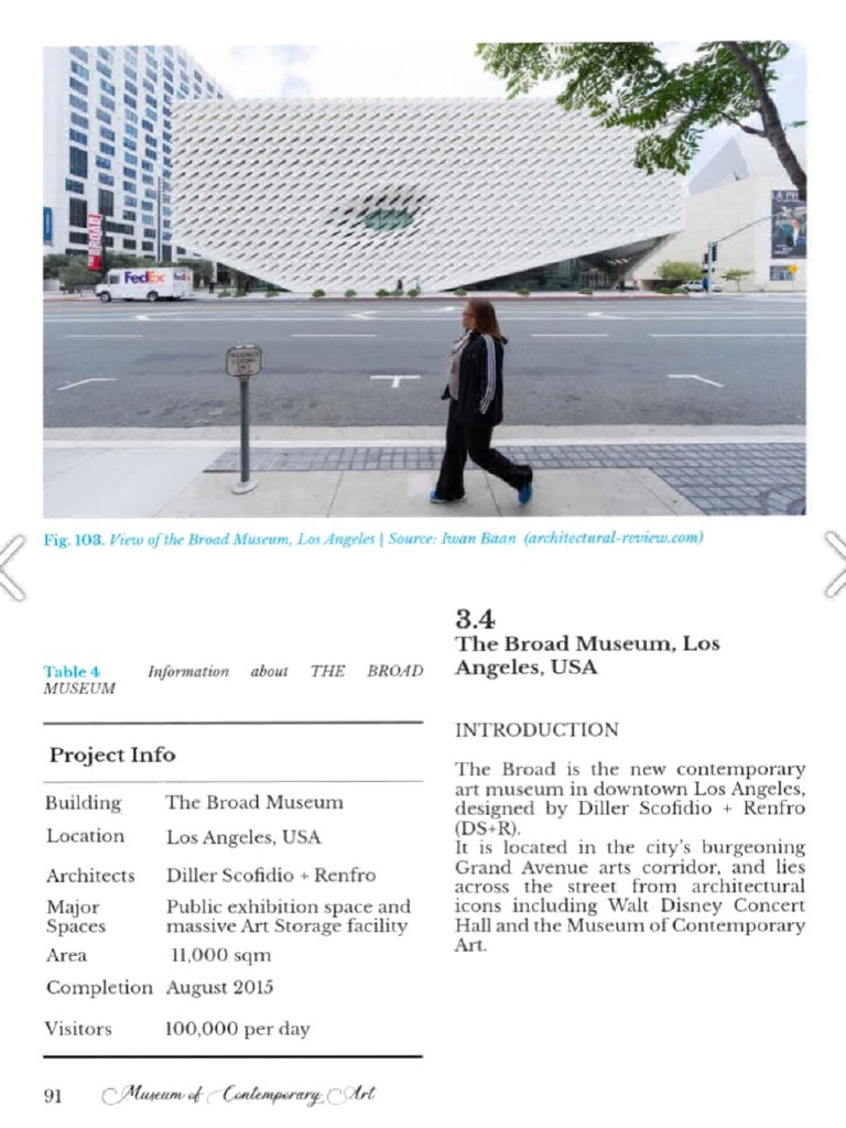 The Broad Museum Los Angeles | PDF | Architectural Elements | Building ...
