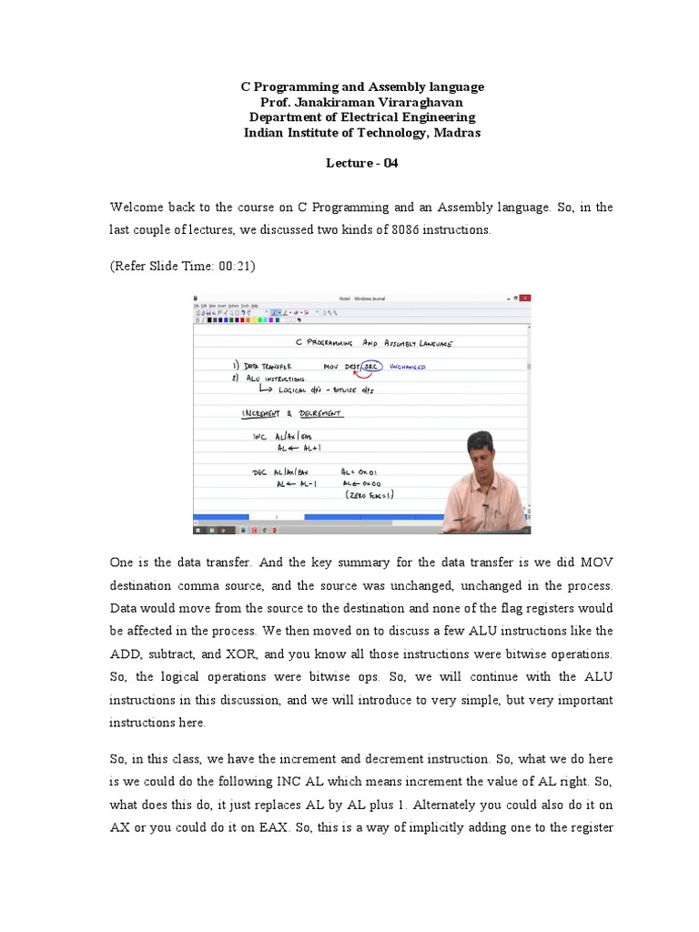 Lec 4 Pdf Array Data Structure String Computer Science 3251