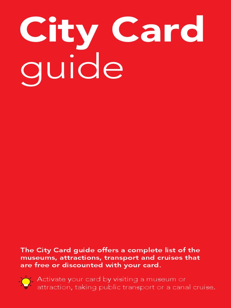 City Card Boekje 2022 v4 | PDF