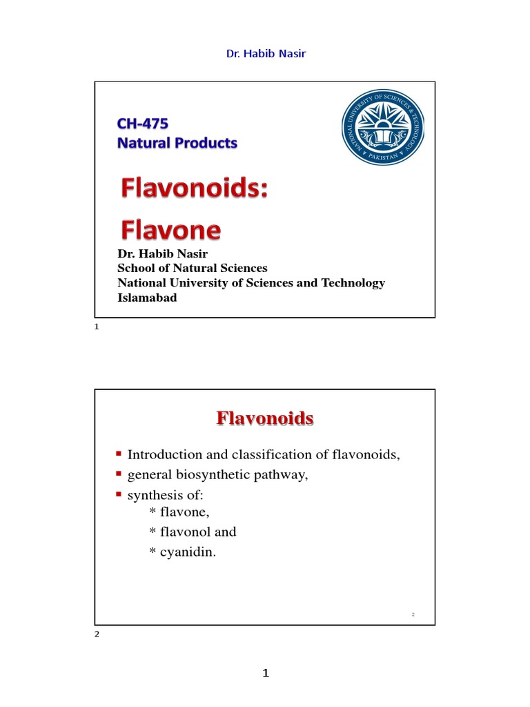 17 - CH-475 - Flavonoids - Flavonon Synthesis | PDF | Flavonoid | Chemistry