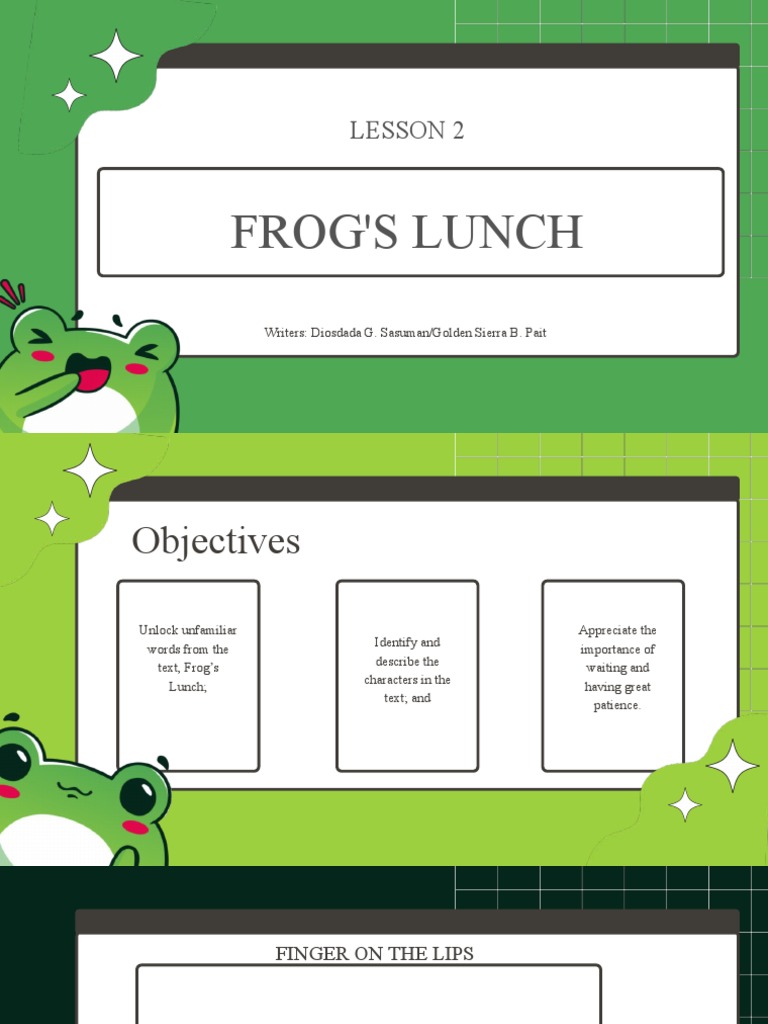 LP 2 Frogs Lunch | PDF