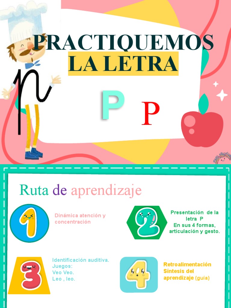 Actividades para aprender la letra P | PDF | Neurociencia ...