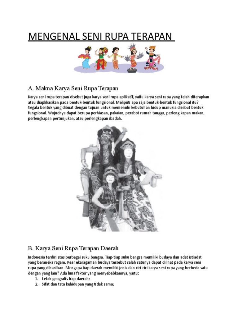 Mengenal Seni Rupa Terapan | PDF