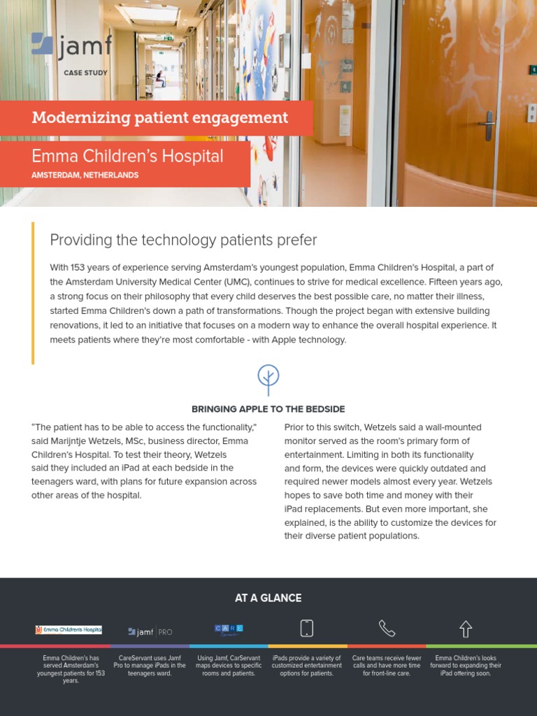 Emma Childrens Case Study | PDF | I Pad | Hospital