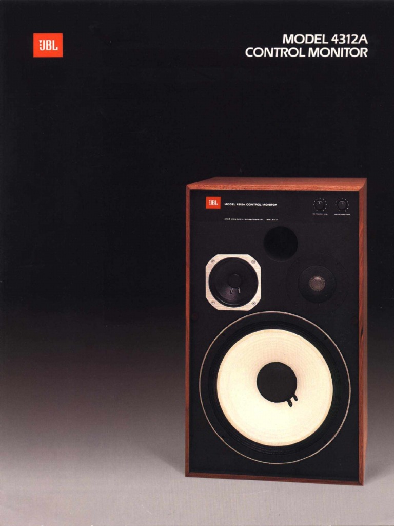 JBL 4312A Brochure | PDF