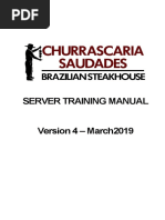 Server. Training Manual | PDF | Waiting Staff | Restaurants