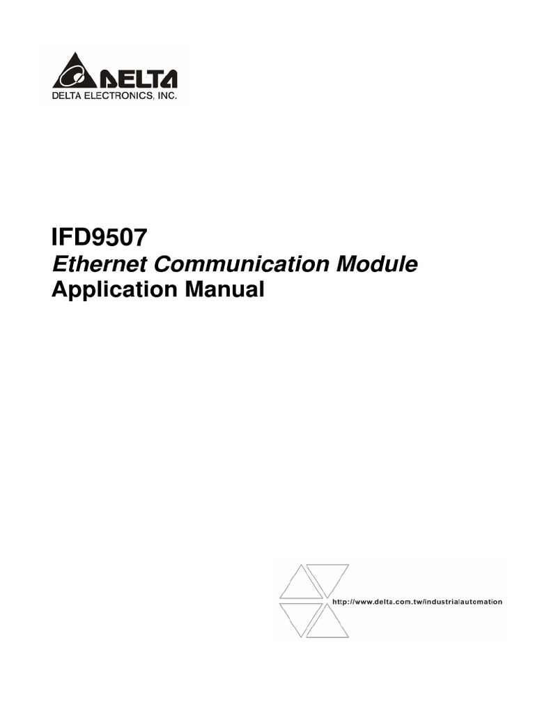 Ethernet Communication Module: Application Manual | PDF | Computer ...