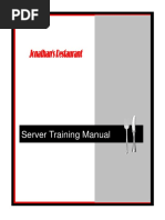 Kitchen Training Manual | PDF | Gratuity | Waiting Staff