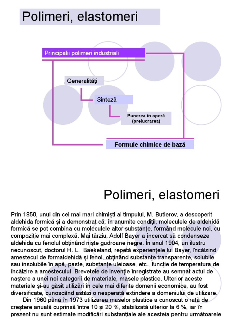 Polimeri, Elastomeri | PDF