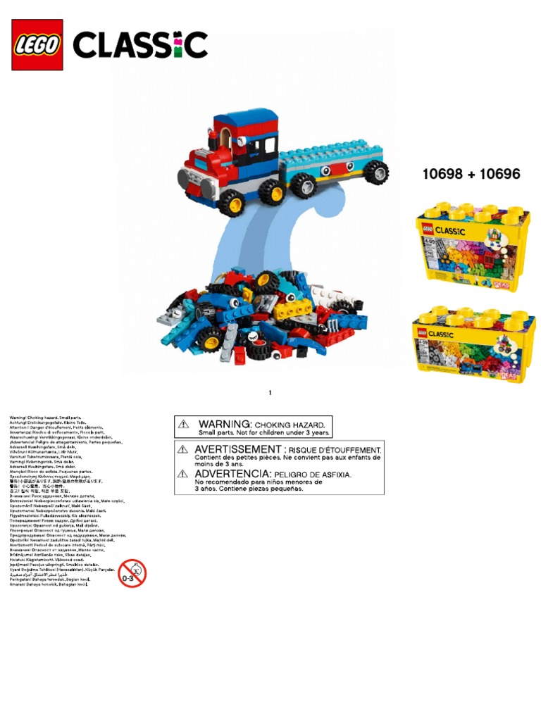 LEGO Classic 10698 10696 Building Instruction Laughing Locomotive 1 | PDF