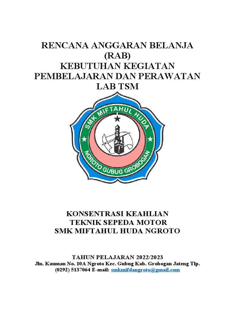 Proposal RAB TSM 22-23 | PDF