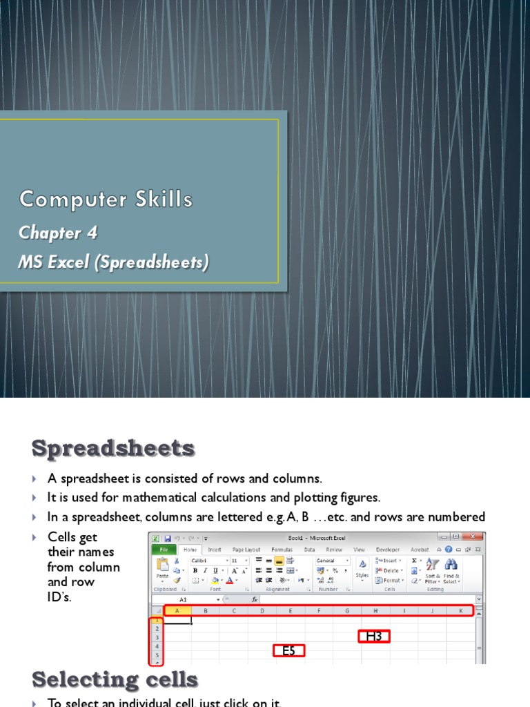 Chapter 4 - Excel | PDF | Chart | Microsoft Excel