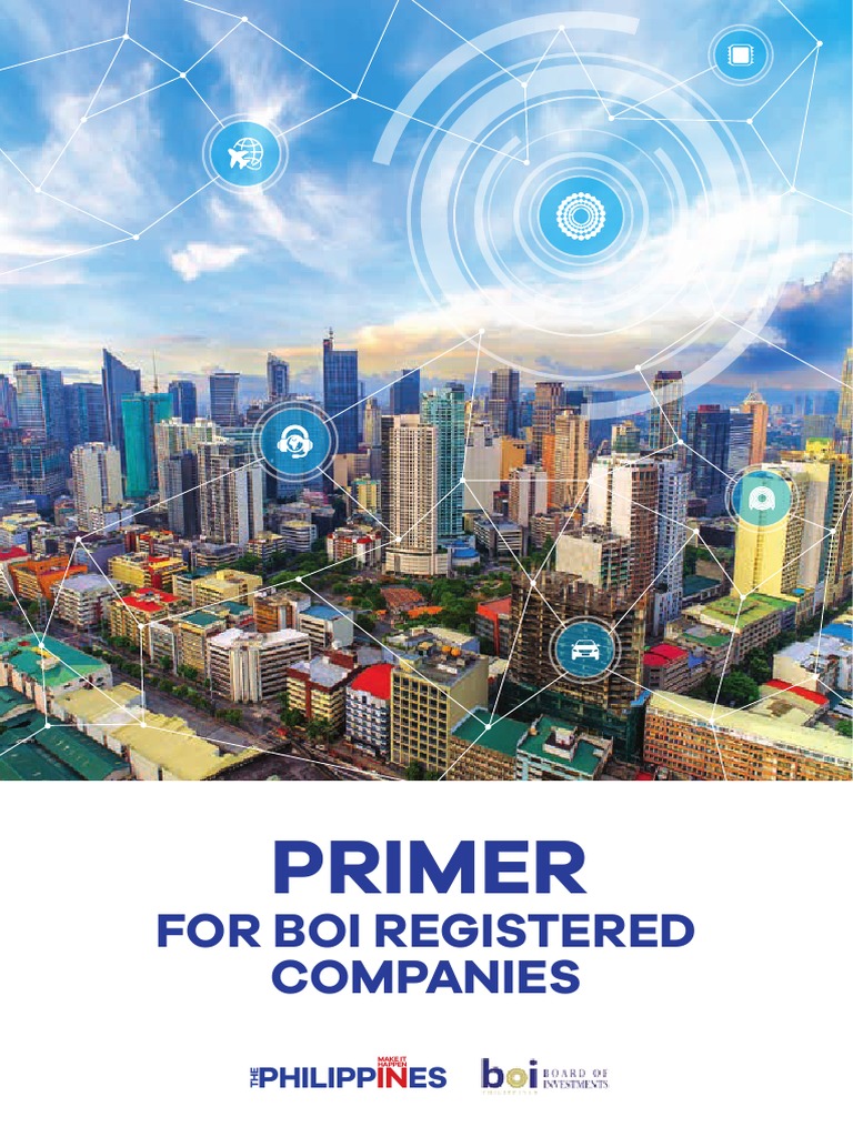 Primer: For Boi Registered Companies | PDF | Travel Visa | Taxes