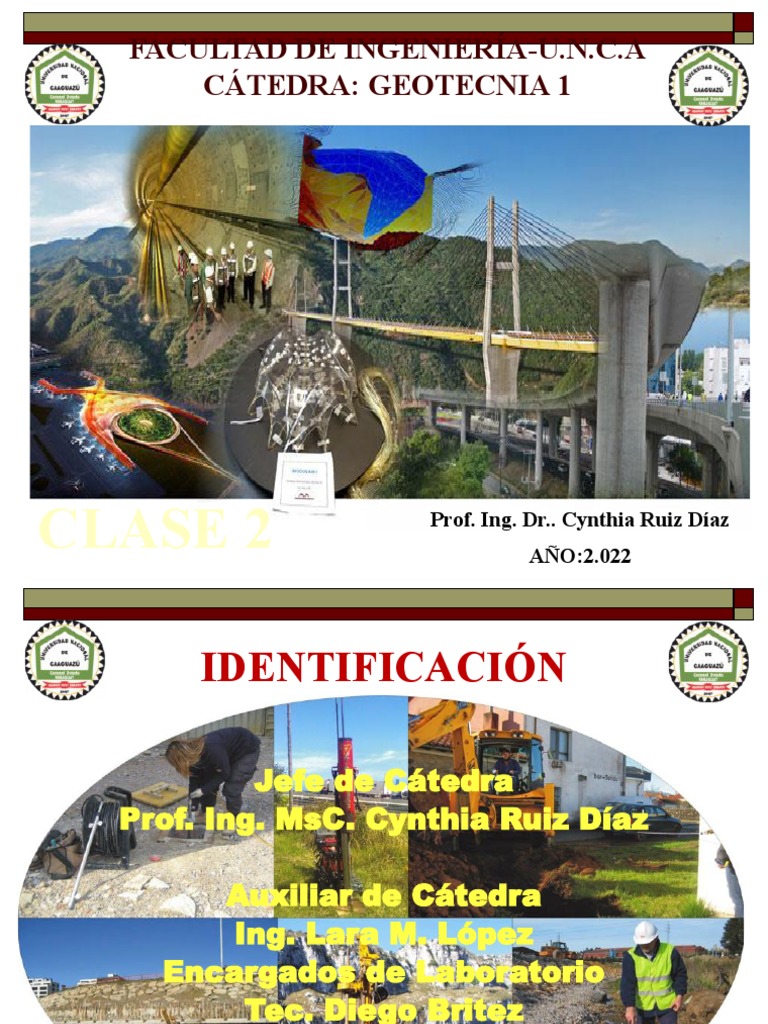 Clase2-Geotecnia 1 | PDF | Suelo | Mecánica de suelos