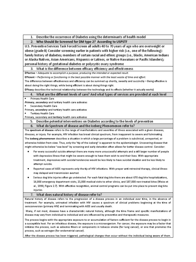 Questions For OSCE Exam - Model Answers | PDF | Infection | Evidence ...