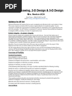 AP 2-D Art Portfolio Score 5 Examples | PDF | Composition (Visual Arts)