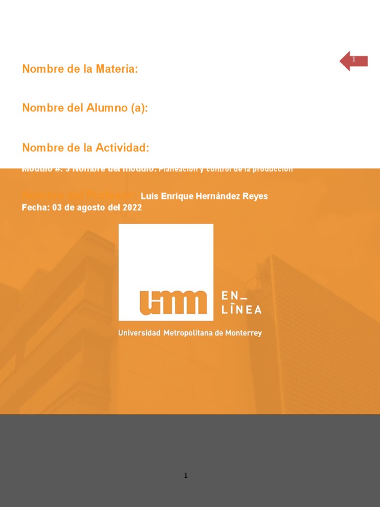Modulo3. ACT 2. Pablo Emmanuel. A303610 | PDF | Planificación | Inventario