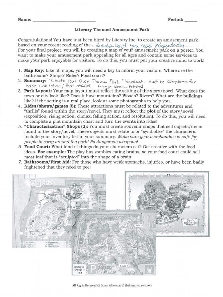 Literary Theme Park | PDF