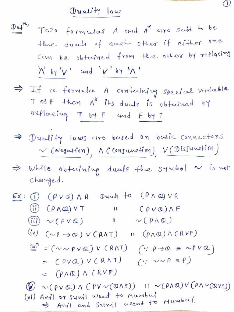 Unit-2-Material-Notes-Duality laws-PDNF-PCNF | PDF | Boolean Algebra ...