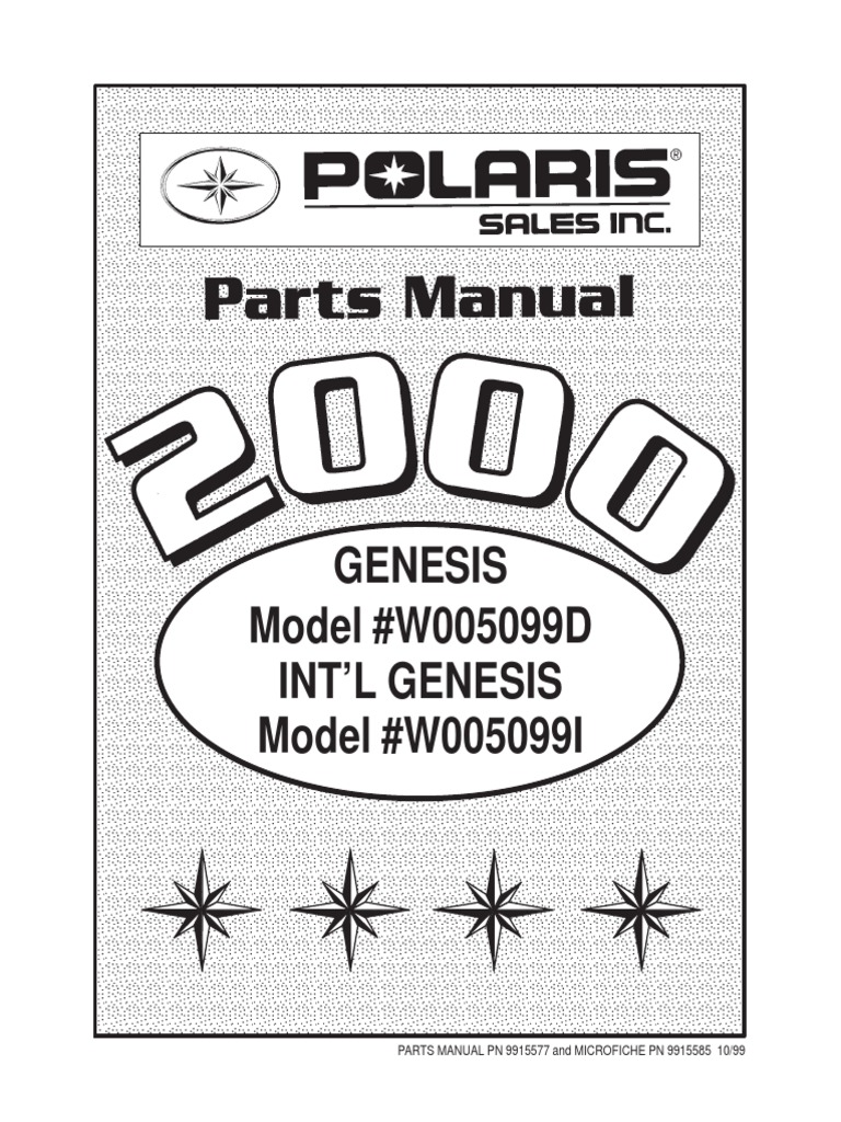 Polaris Genesis 2000 | PDF