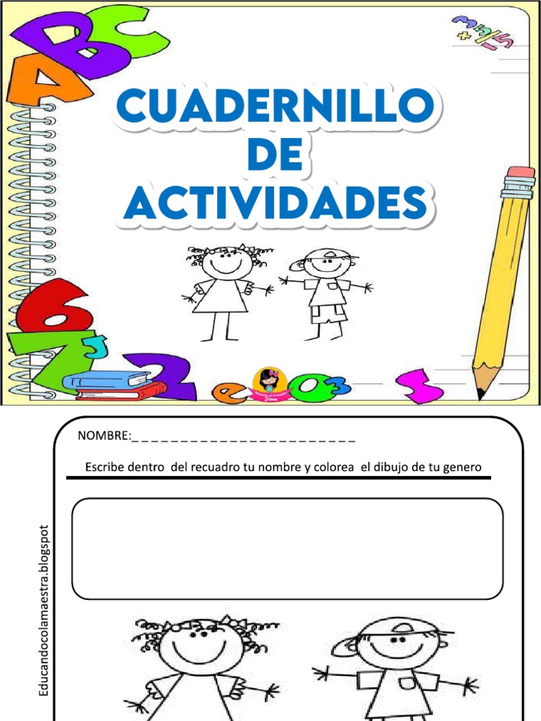 Cuadernillo de Actividades. | PDF