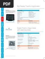 HTC-2 Temperature and Humidity Meter Manual | PDF