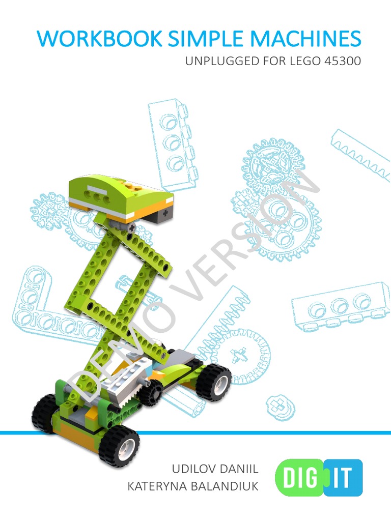 Workbook Simple Machines: Unplugged For Lego 45300 | PDF | Machines ...