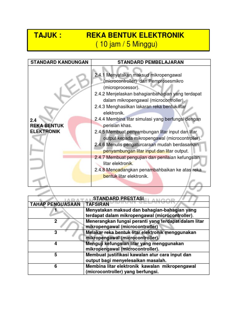 Modul RBT t2 - Reka Bentuk Elektronik | PDF