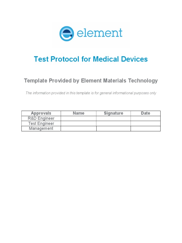 Element-Test-Protocol-Example | PDF | Specification (Technical Standard ...