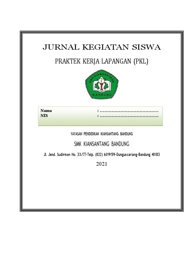 Jurnal PKL BDP 2021 PDF | PDF