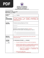 Department of Education: Oral Reading Verification | PDF | Schools ...