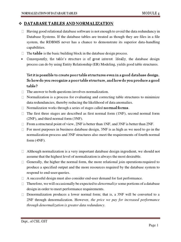 Database Normalization Guide | PDF | Relational Database | Databases