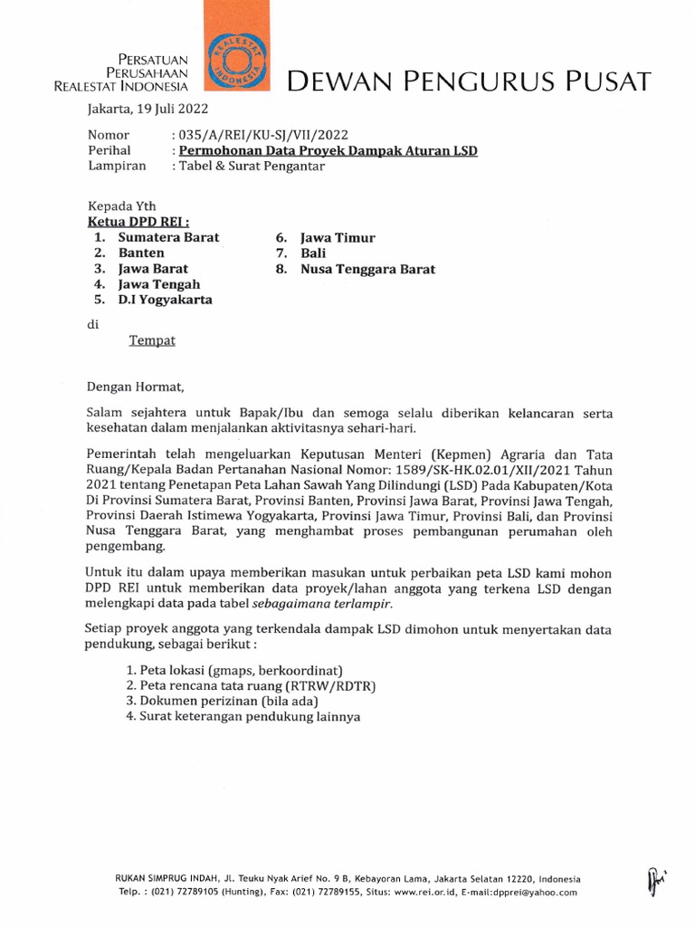 035 - DPD - Permohonan Data LSD | PDF